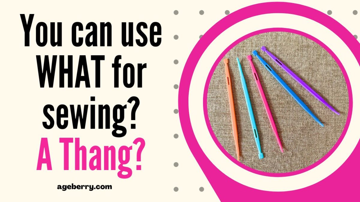 You can use WHAT for sewing? A Thang?