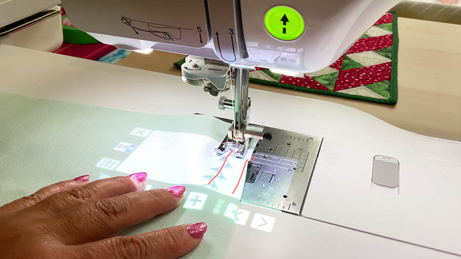 Is This The Future Of Sewing? Watch The Laser Guide In Action!