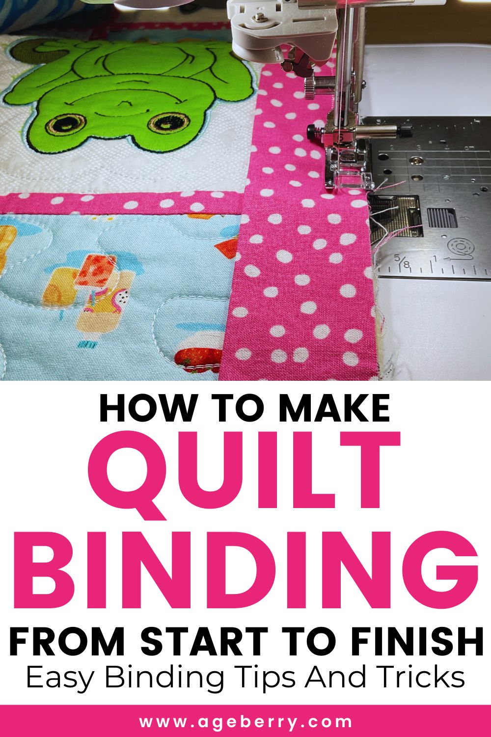 How To Make Quilt Binding From Start To Finish - Easy Binding Tips And ...