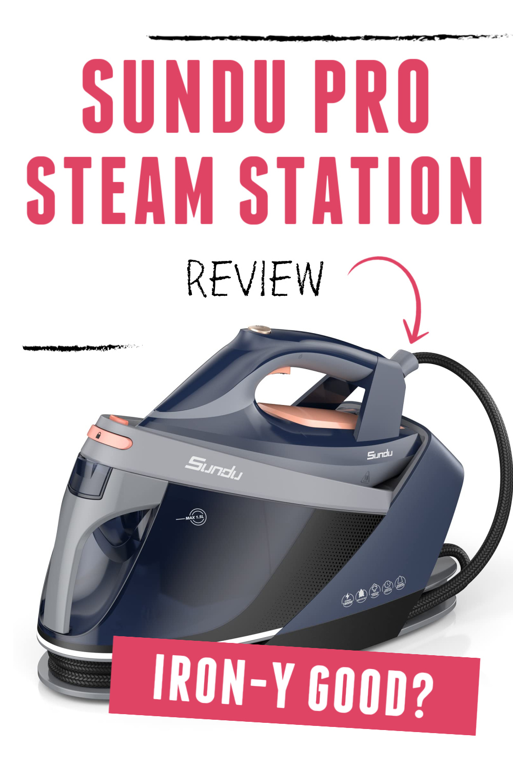Sundu Pro Steam Station with Ceramic Soleplate Review: Iron-y Good?