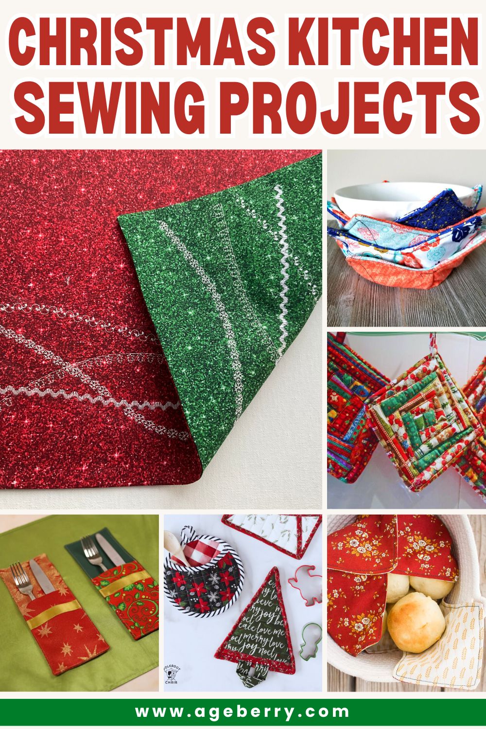 17 Christmas Kitchen Sewing Projects Ideas