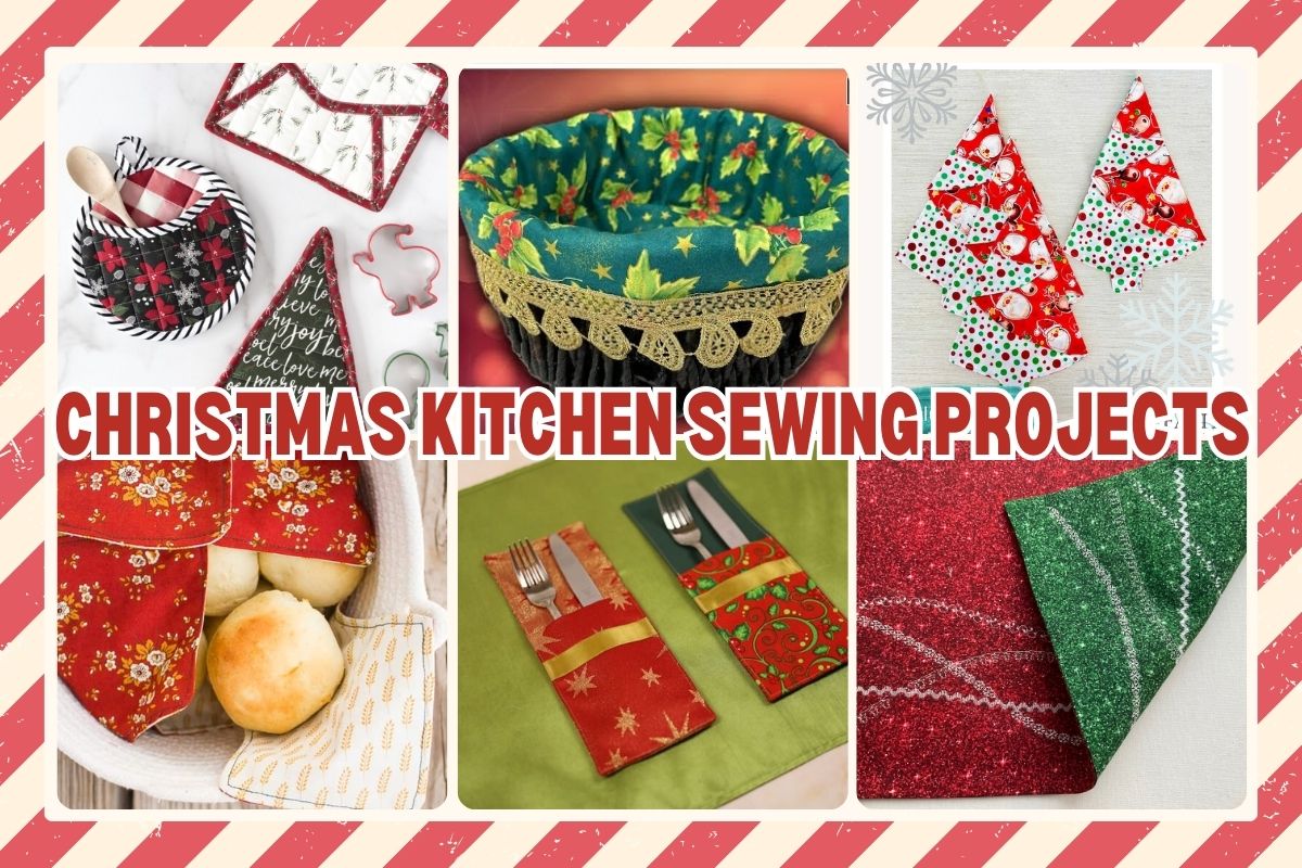 17 Christmas Kitchen Sewing Projects Ideas