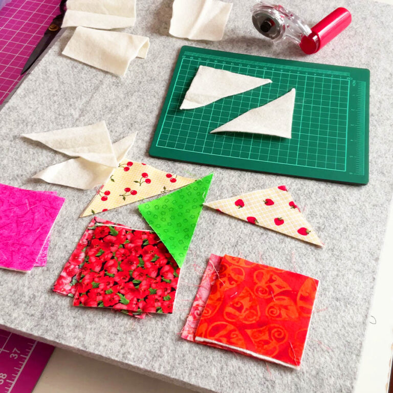 Easy Scrap Fabric Projects: Fabric Corner Bookmarks Tutorial