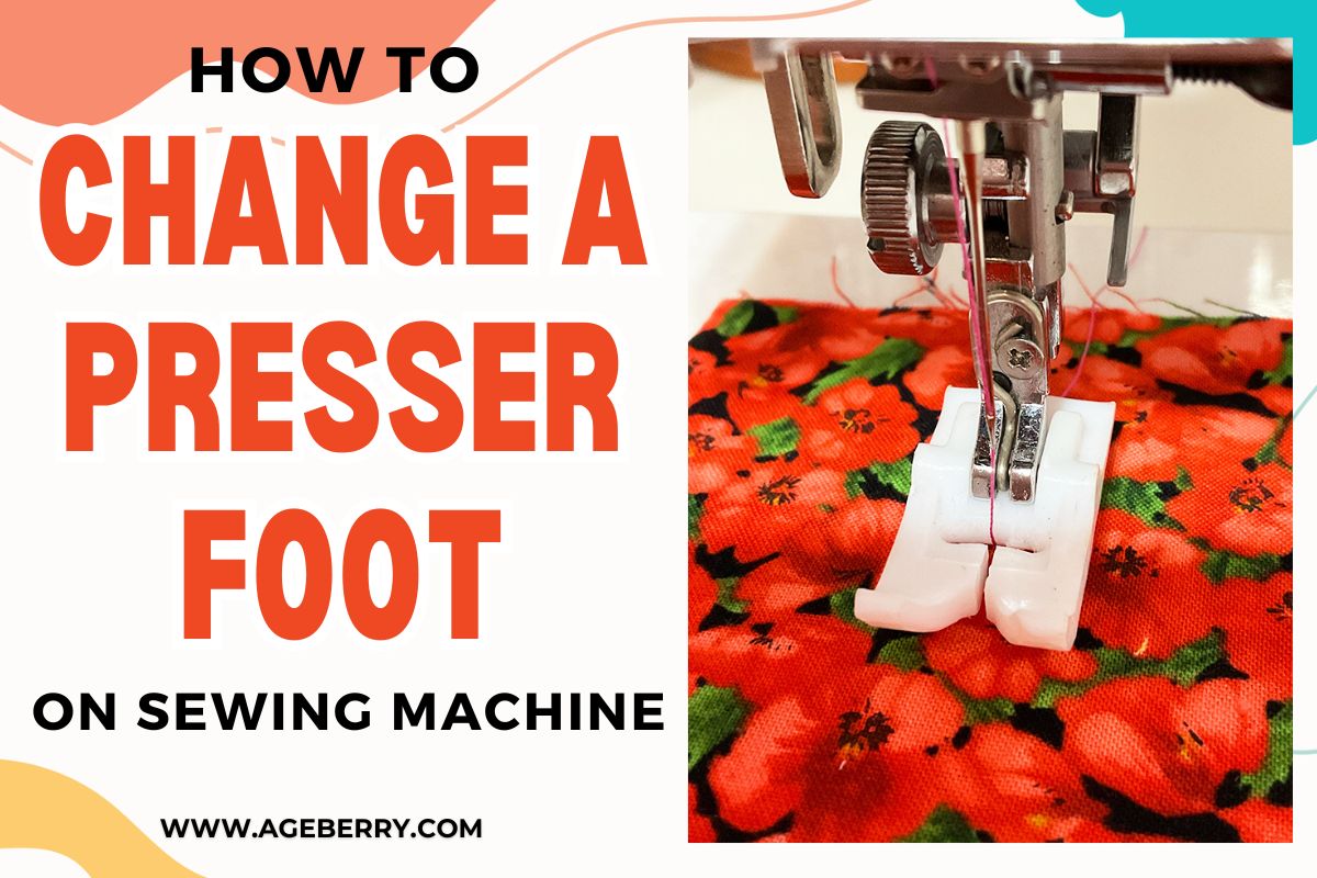 Sewing Foot Presser Foot Easy Change Screw Clamp Sewing Machine Presser ...