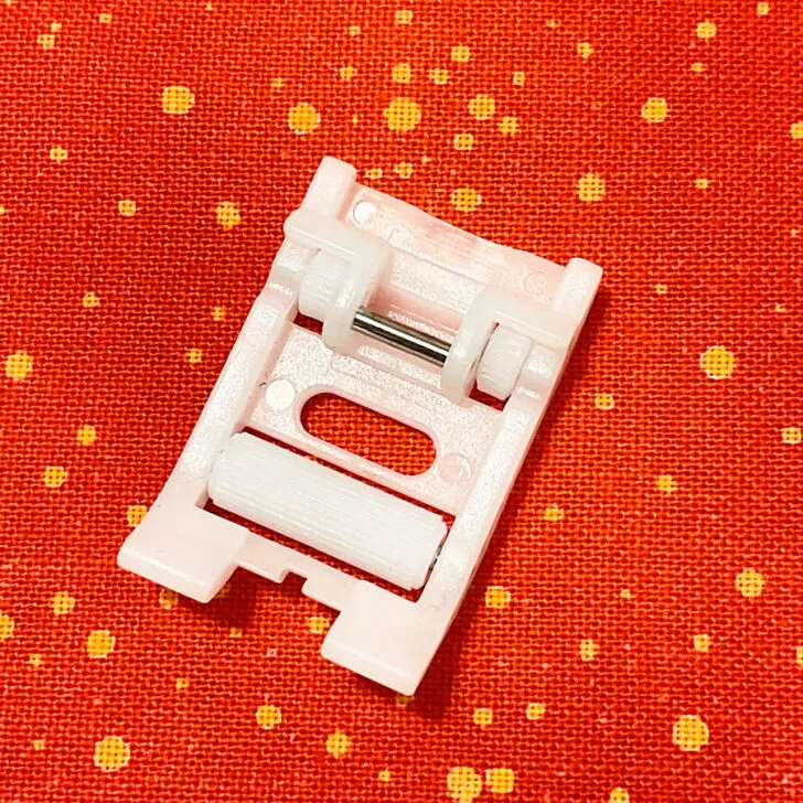 Must-Have Presser Foot for Sewing Challenging Fabrics: The Roller Foot