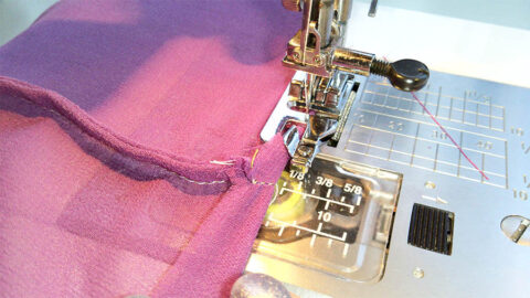 Rolled Hem Foot Tutorial: A Comedy of Errors