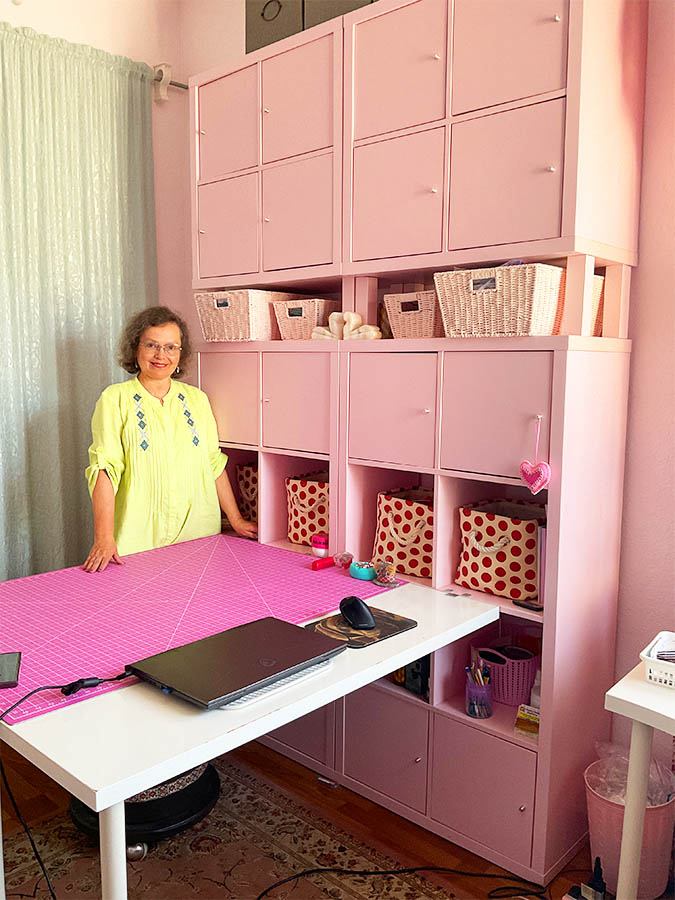 Organizing a Craft Room with IKEA Kallax: Styling, Storage, and Desk Hack