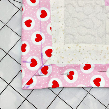 Self Binding Quilt Tutorial: Easy Steps for Perfect Mitered Corners and ...