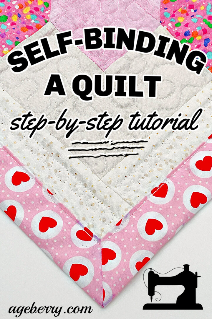 Self Binding Quilt Tutorial: Easy Steps for Perfect Mitered Corners and a Professional Finish