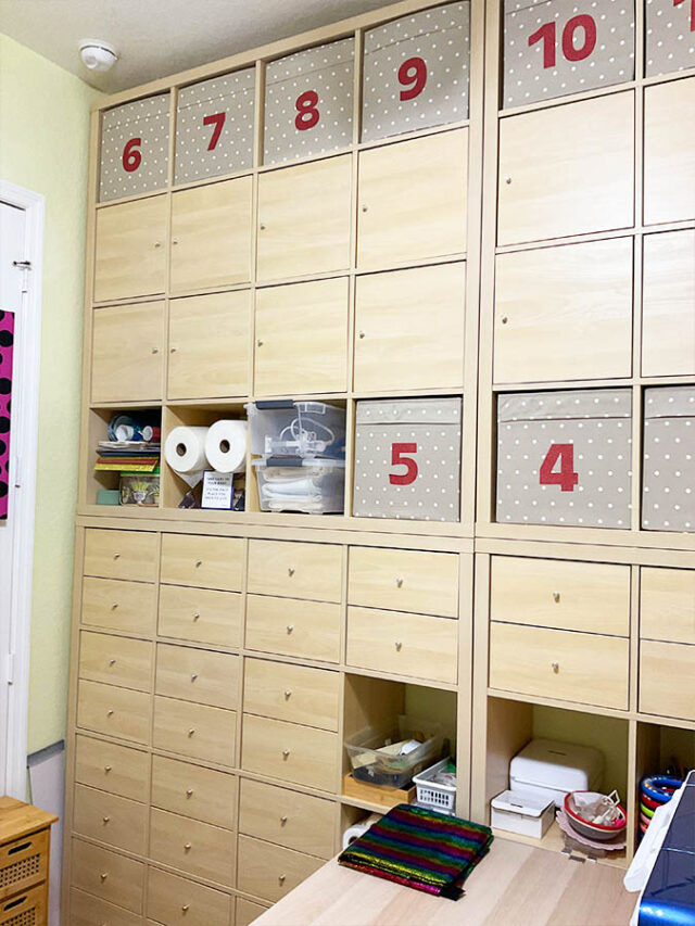 Organizing a Craft Room with IKEA Kallax: Styling, Storage, and Desk Hack