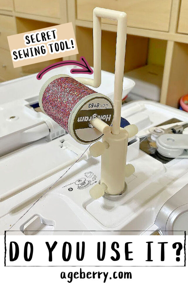 Unique Sewing Tool You Didn't Know Existed: Thread Spool Pin Adapter