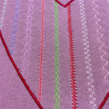 Sewing Tutorial: Embroider a Heart Using Decorative Sewing Machine Stitches