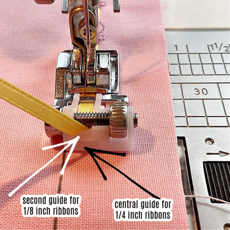 How to Sew Sequins and Ribbons onto Fabric Using a Special Sequin ...