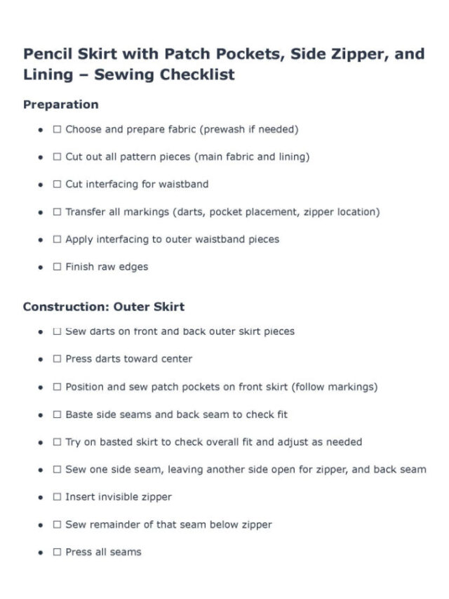 Time-Saving Sewing Shortcuts That Help You Sew Smarter, Not Harder