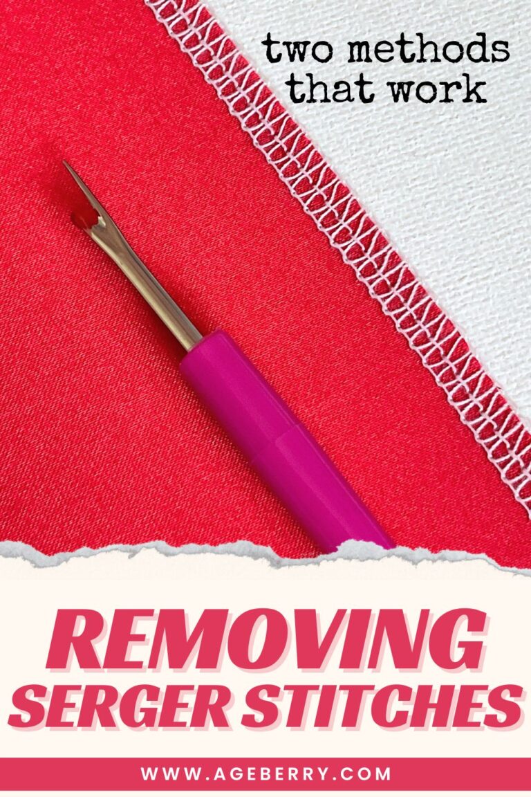 How to Remove Serger Stitches: What Works and What Doesn’t