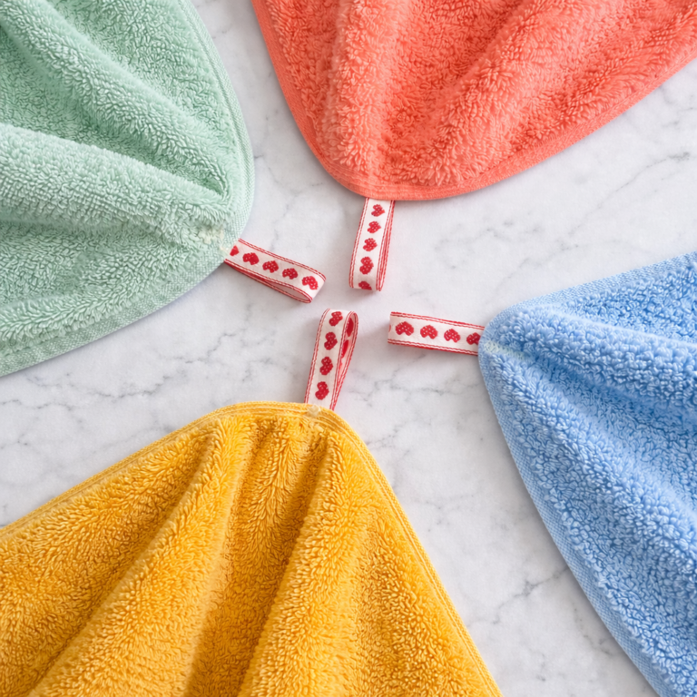 How To Make Towel Loops: Simple Stay Put Towel Ideas