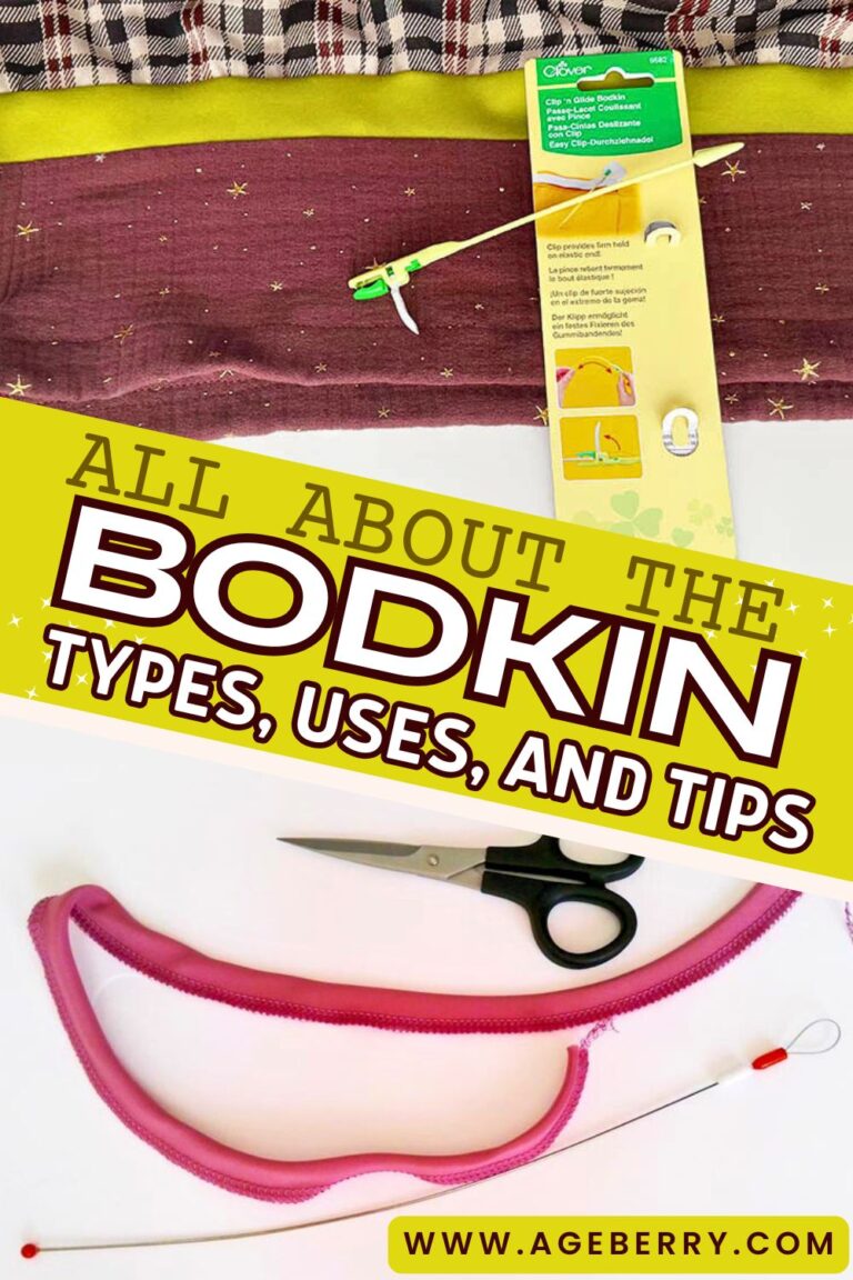 What is a bodkin and how to use it?