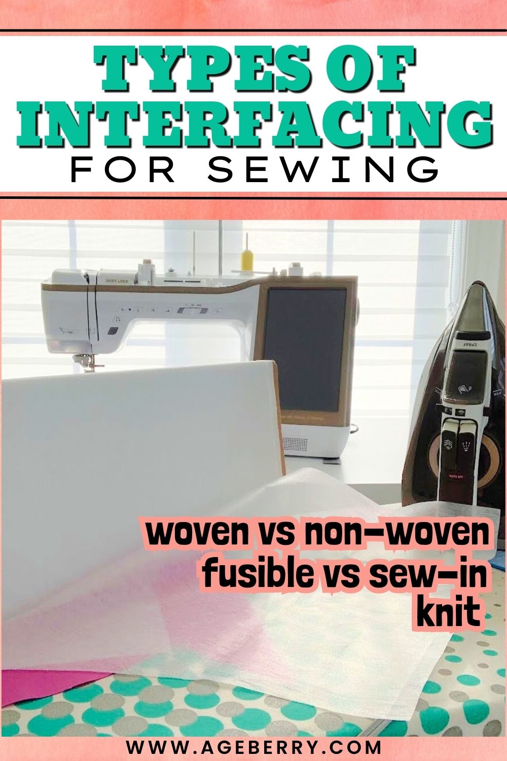 Types of Interfacing Explained: Woven, Non-Woven, Knit, Fusible, and Sew-In