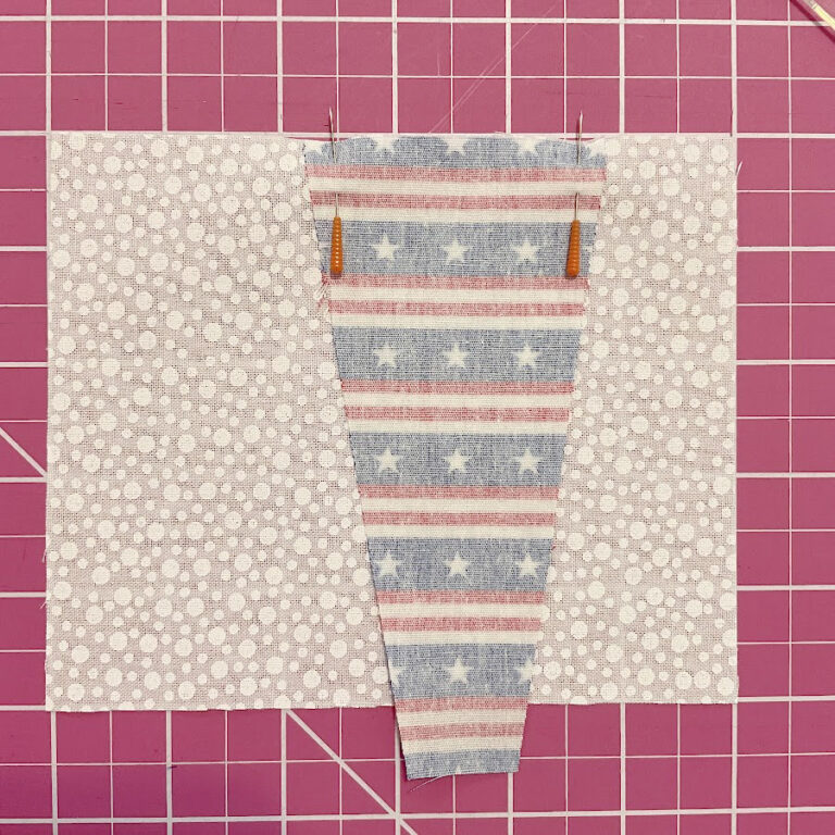 Dresden Plate Quilt Block: 4th of July Fireworks